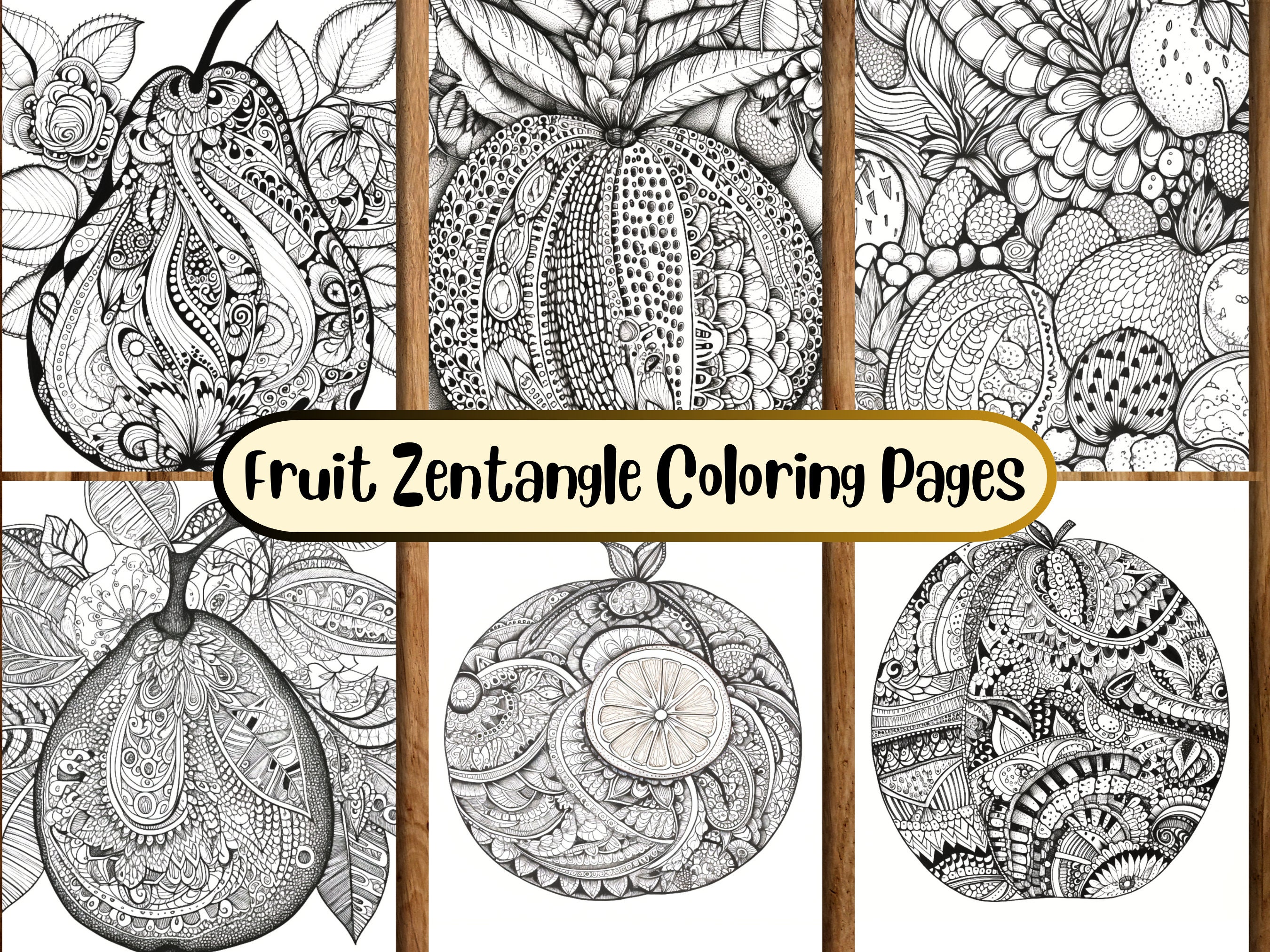Fruit Coloring Pages, 91 Printable Pdfs, Instant Download, Educational ...