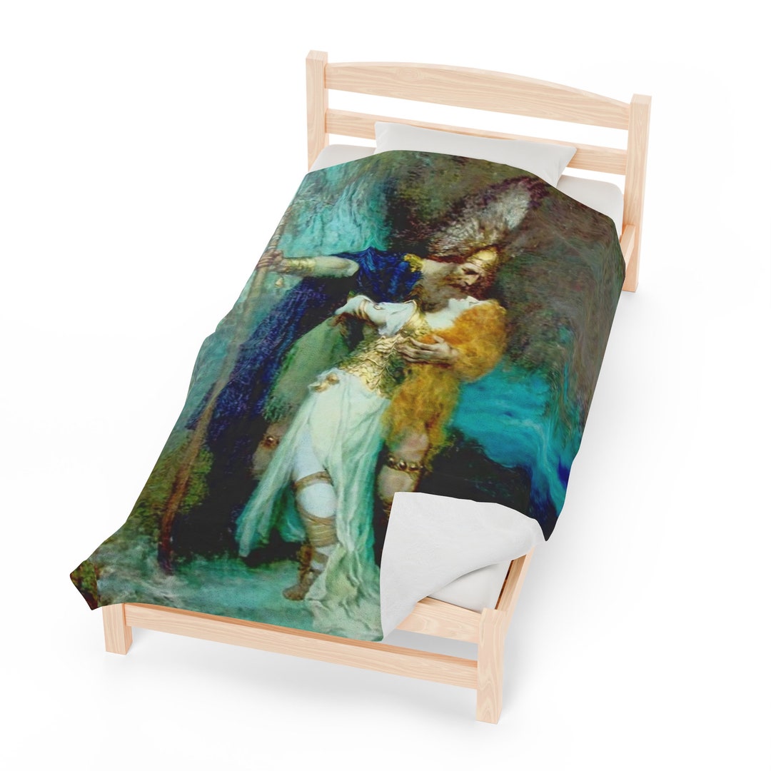 Brunhilde Farewell...wagner's Die Walkure...velveteen Plush Blanket - Etsy