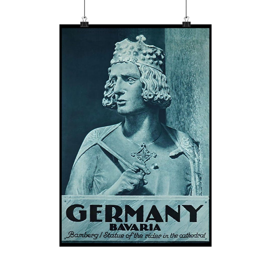Vintage Bavaria Poster: German Tourist Art Print - Etsy