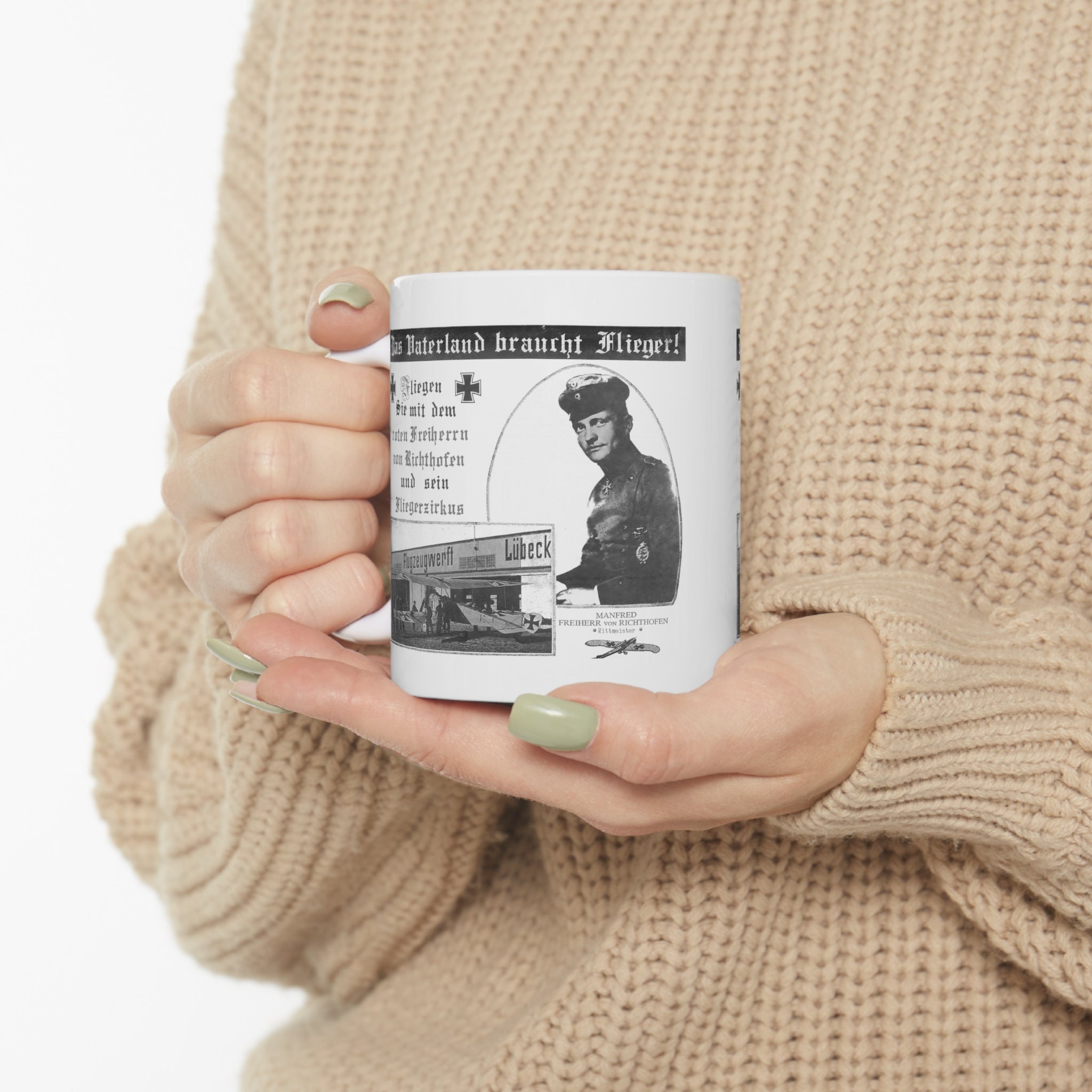 Red Baron WWI Recruitment Ad...ceramic Mug 11oz - Etsy