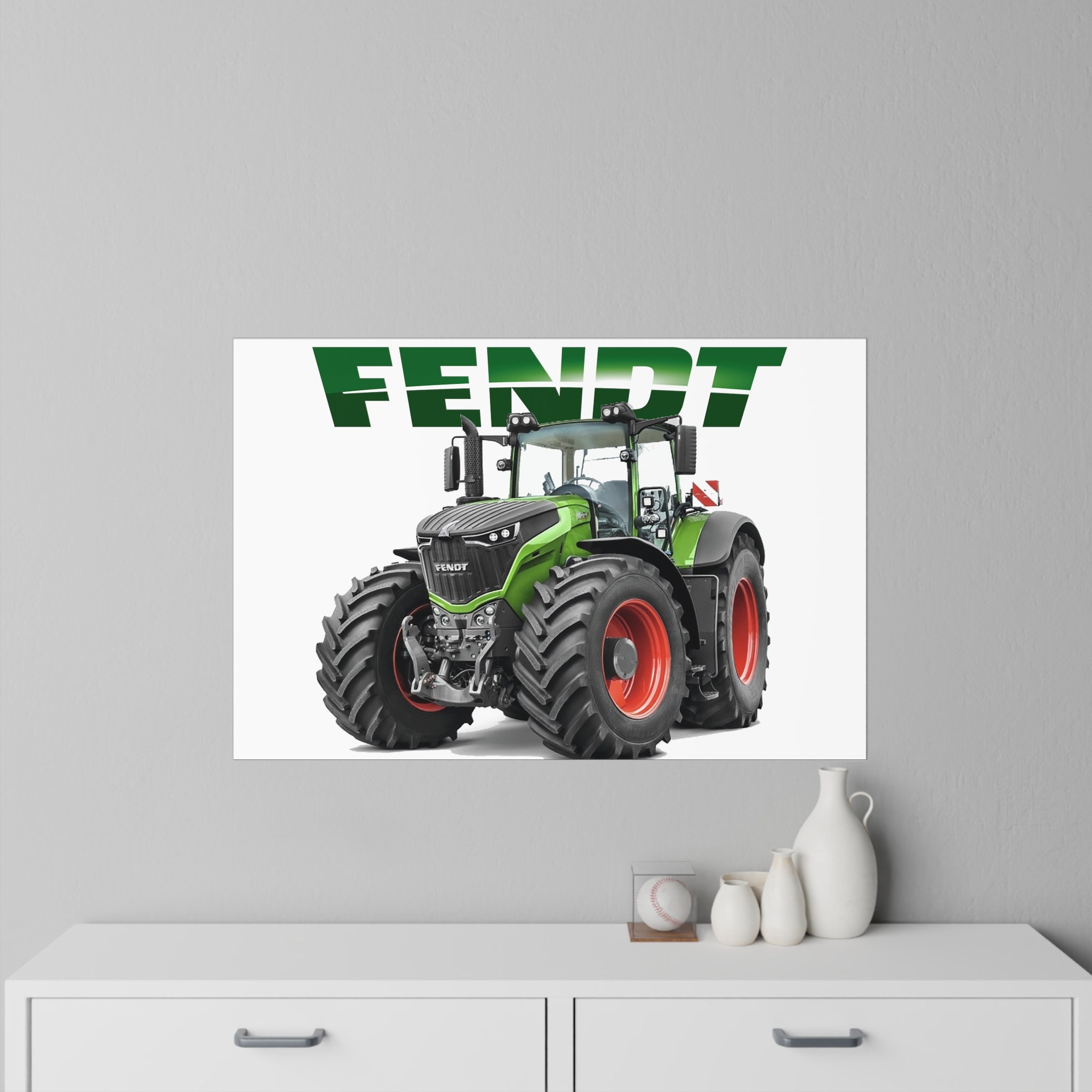 Fendt Logo With German Tractor...36x24 Wall Decals - Etsy