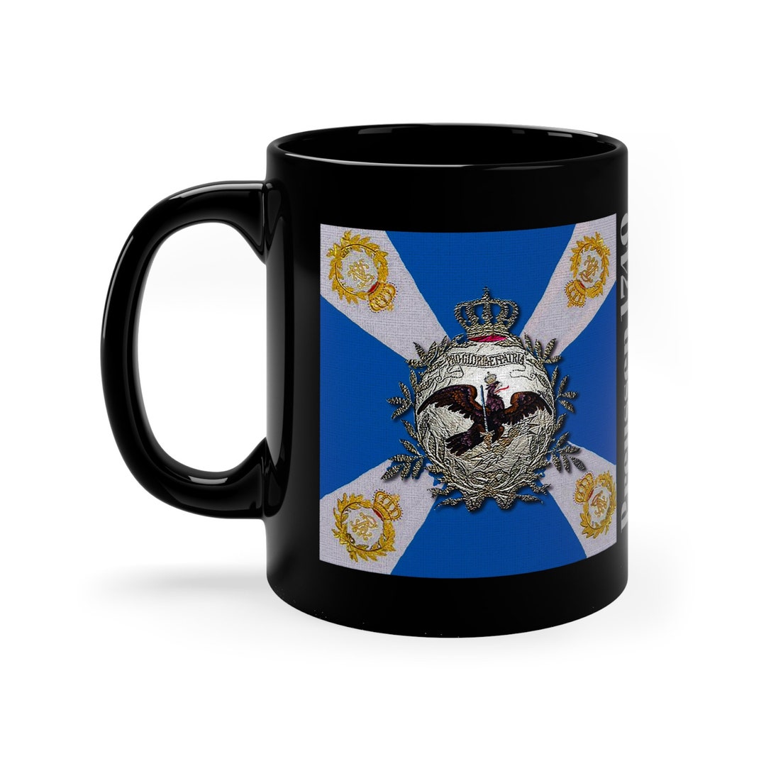 Prussian 1740 Flag, Pro Gloria Et Patria...11oz Black Mug - Etsy