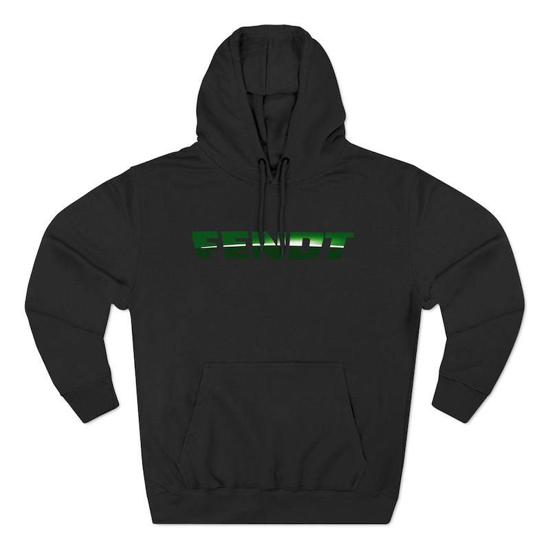 Fendt German Tractors Logo Fleece Hoodie: Comfortable Cotton Sweatshirt ...
