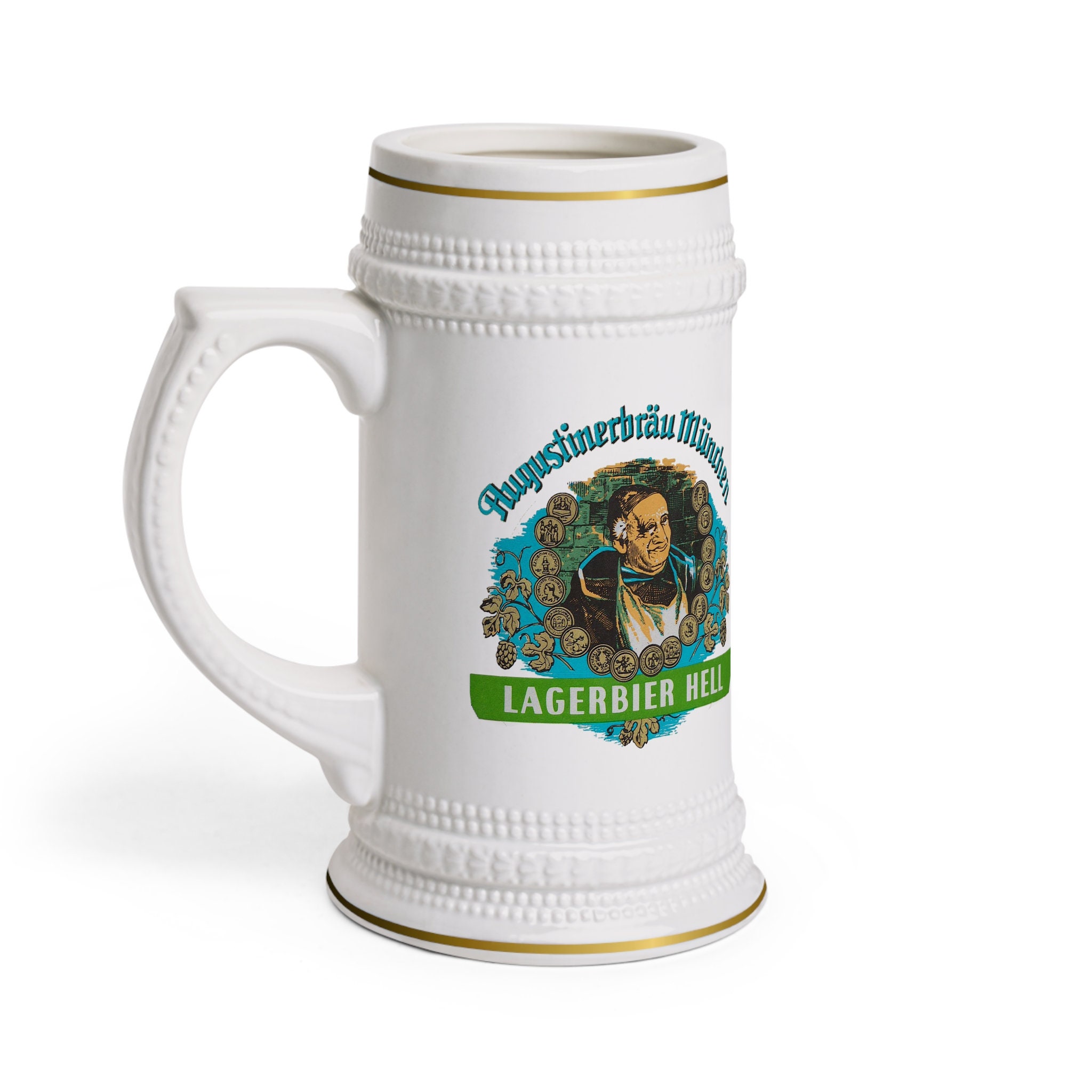 Augustiner Brau Lagerbier Hell...beer Stein Mug - Etsy