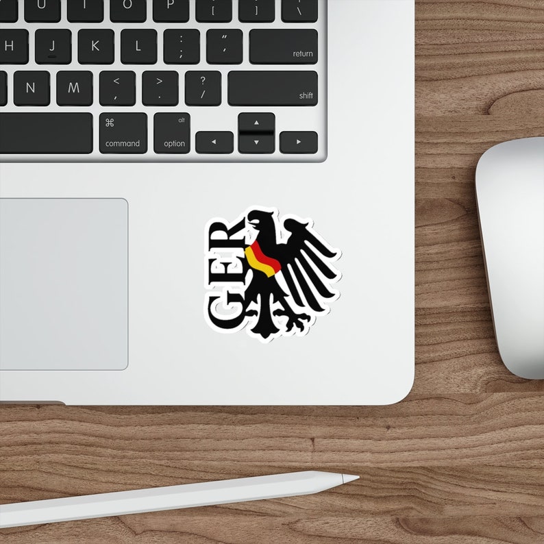 German Eagle With German Flag...die-cut Stickers - Etsy