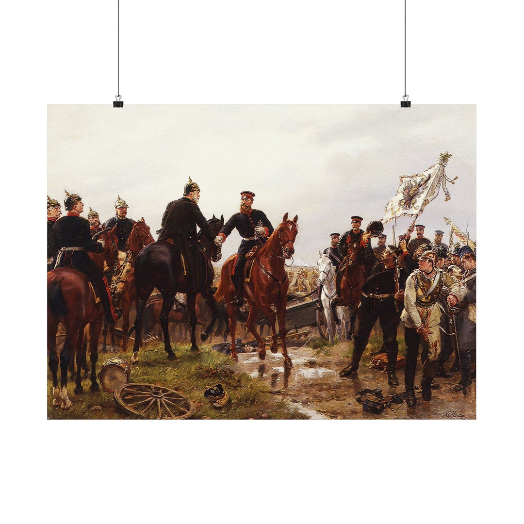 Crown Prince Friedrich 1866 Matte Poster: Austro-prussian War Art - Etsy