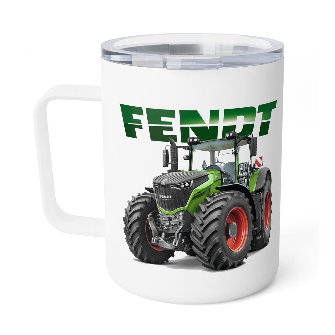 Fendt Tractor Coffee Mug: Insulated Stainless Steel Farmhouse Cup - Etsy