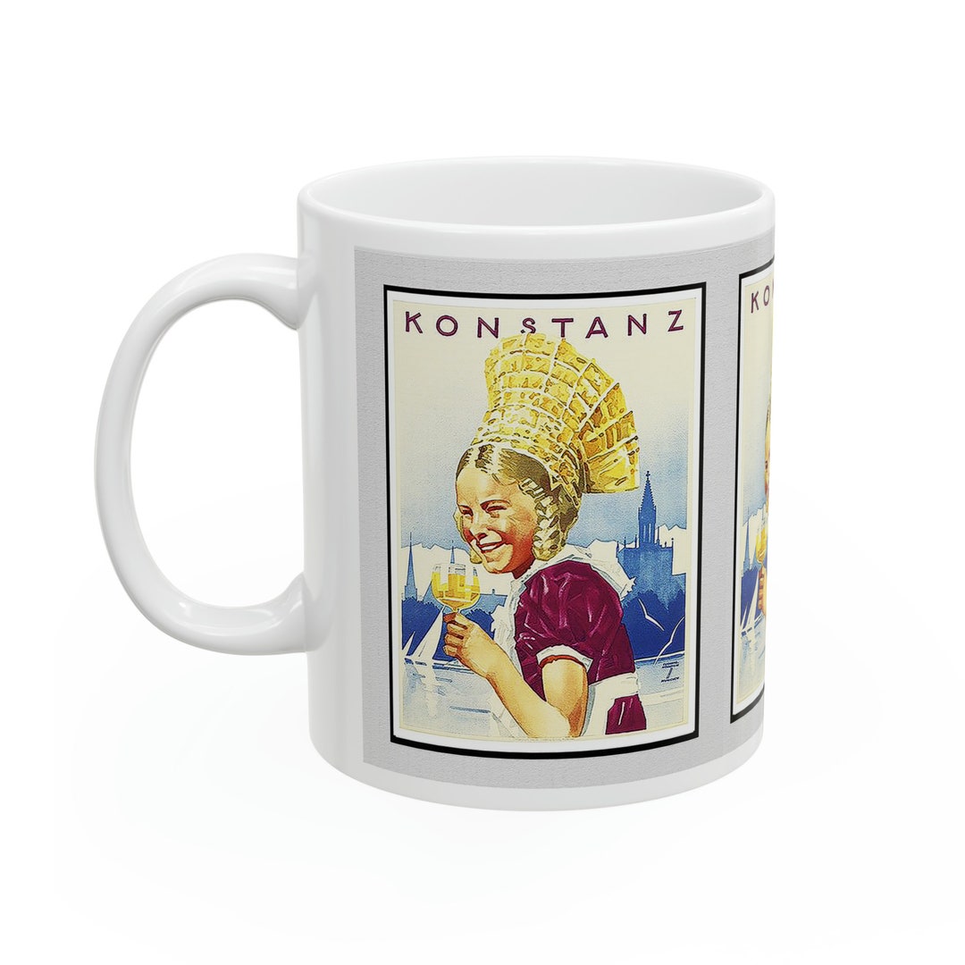 Lake Constance Vintage German Tourist Advertising...mug 11oz - Etsy