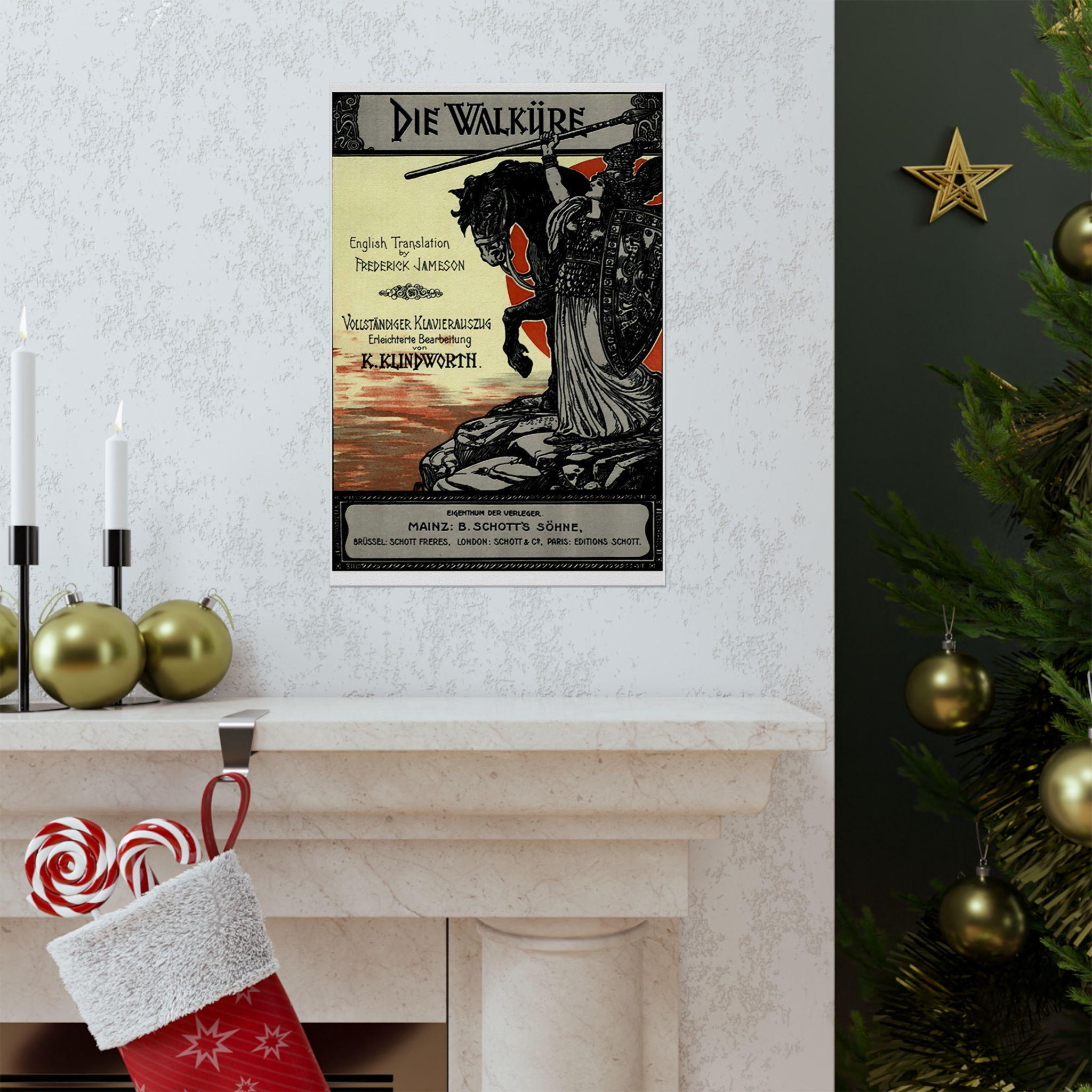 Wagner's Die Walküre Opera Poster: Vintage Piano Notes Art - Etsy