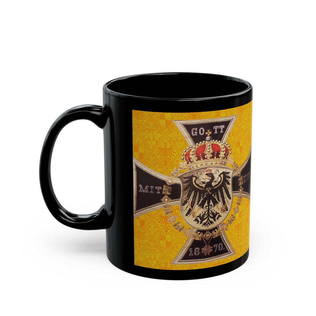 Prussian Iron Cross and Eagle...11oz Black Mug - Etsy