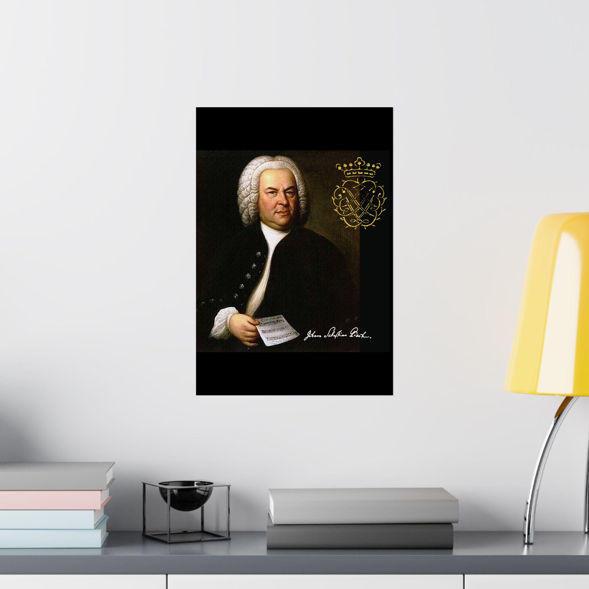 Bach Portrait Poster, Elias Gottlob Haussmann Art Print - Etsy