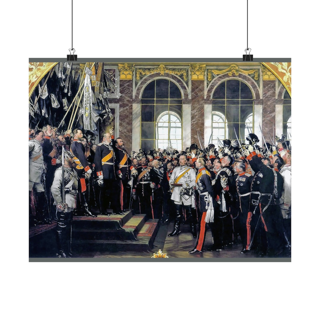 Proclamation of the German Empire 1871...matte Horizontal - Etsy