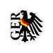 German Eagle With German Flag...die-cut Stickers - Etsy