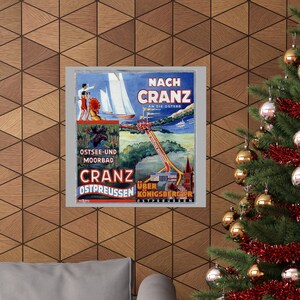Cranz East Prussia Beach Advertisement...matte Paper Poster - Etsy