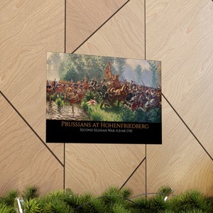 Prussians at Battle of Hohenfriedberg, 1745...premium Matte Paper ...