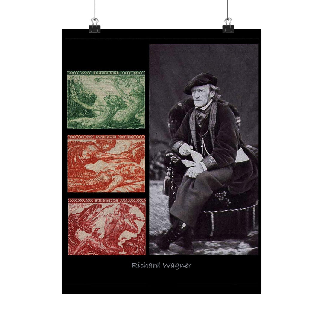 Richard Wagner: Nibelungen Operas Matte Paper Poster - Etsy