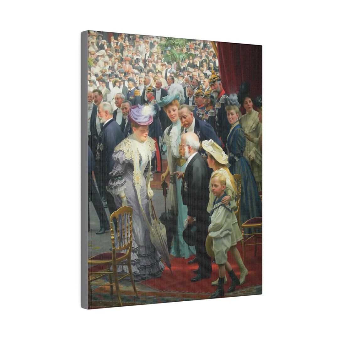 Adolph Von Menzel at Wagner Memorial, 1904...matte Canvas, Stretched, 0 ...