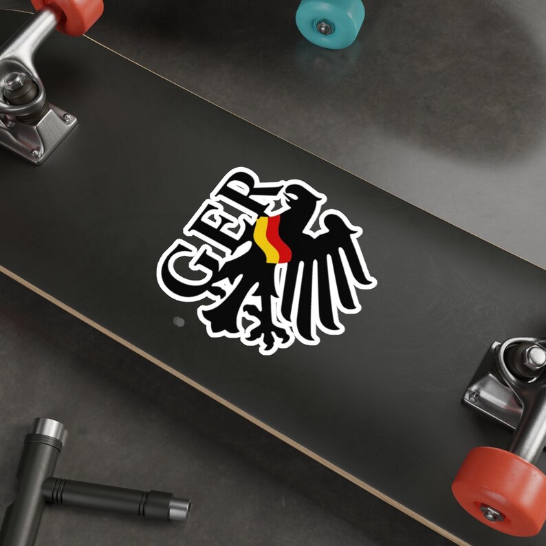 German Eagle With German Flag...die-cut Stickers - Etsy