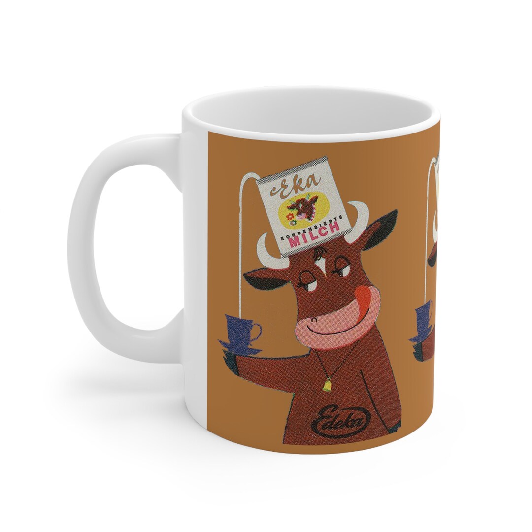 Happy Cow Condensed Milk Ad...ceramic Mug 11oz - Etsy