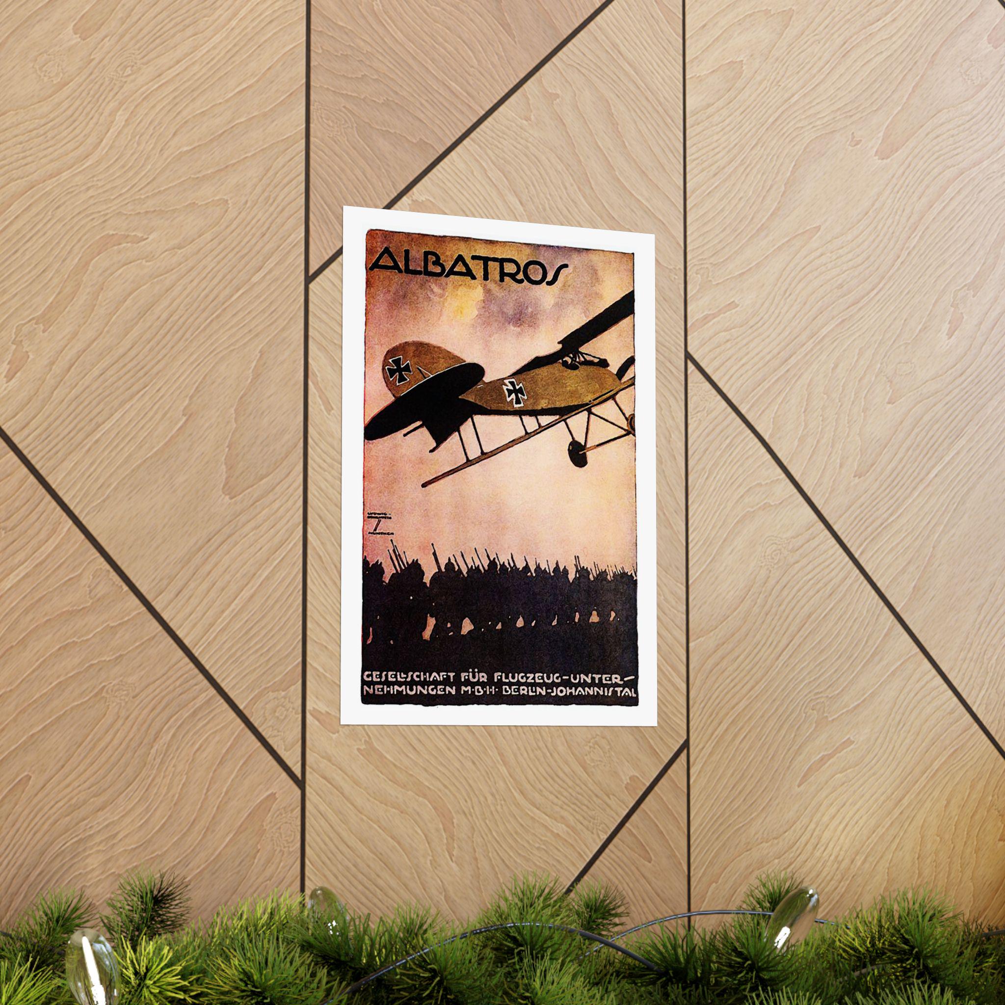 Albatros WWI Airplane Company Ad...matte Paper Poster - Etsy