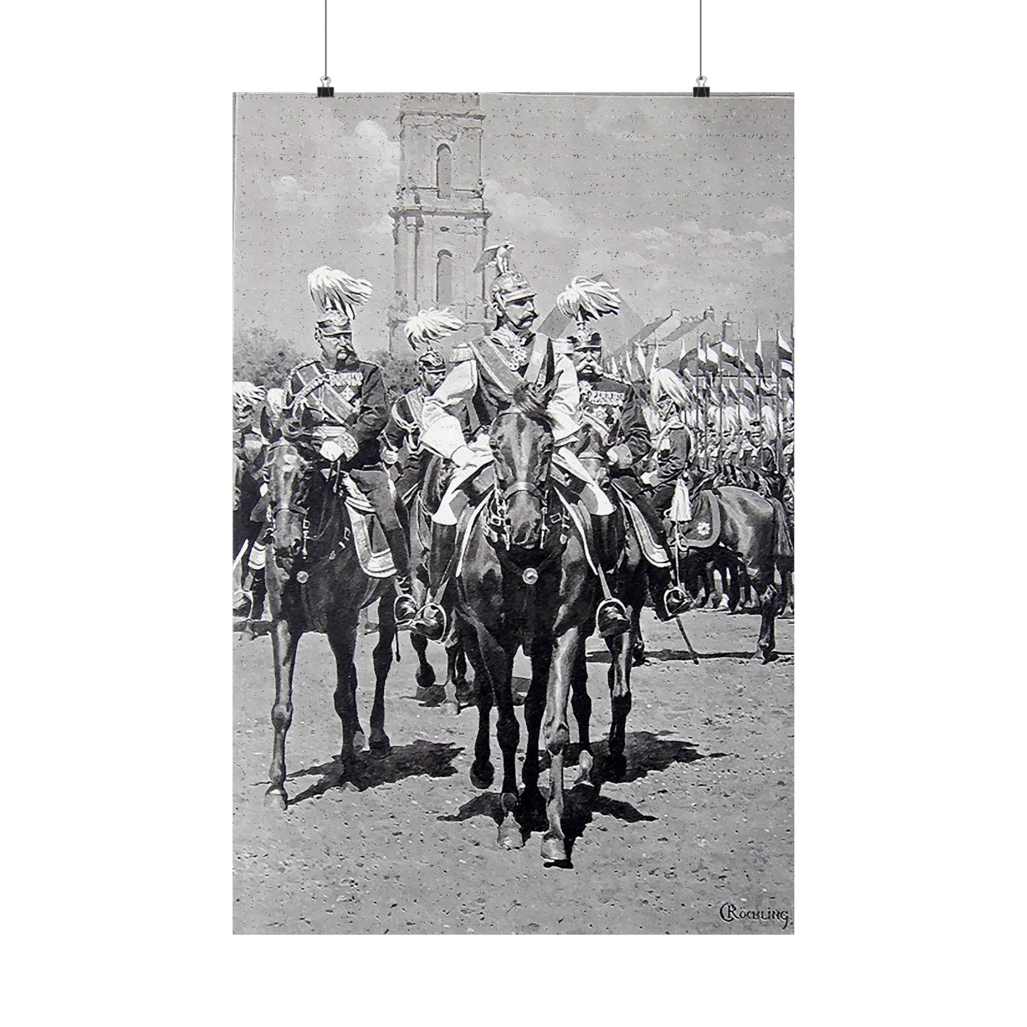 Kaiser Wilhelm II Parade Poster: Potsdam Royal Guards Matte Print - Etsy