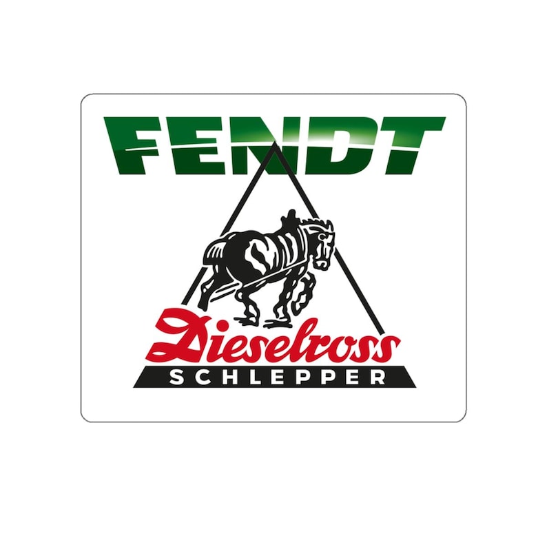 Fendt Dieselross Schlepper... Outdoorstickers - Etsy Nederland