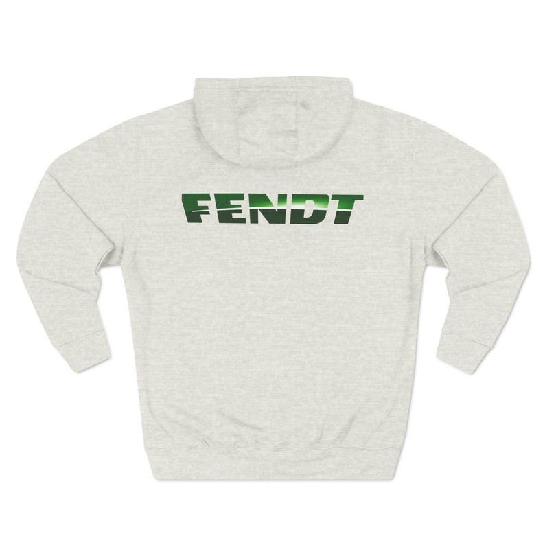 Fendt German Tractors Logo Fleece Hoodie: Comfortable Cotton Sweatshirt ...