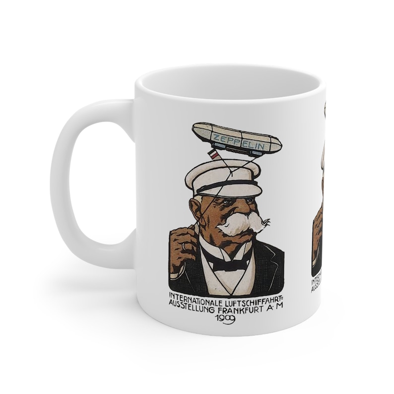 Graf Zeppelin 1909 Caricature...ceramic Mug 11oz - Etsy
