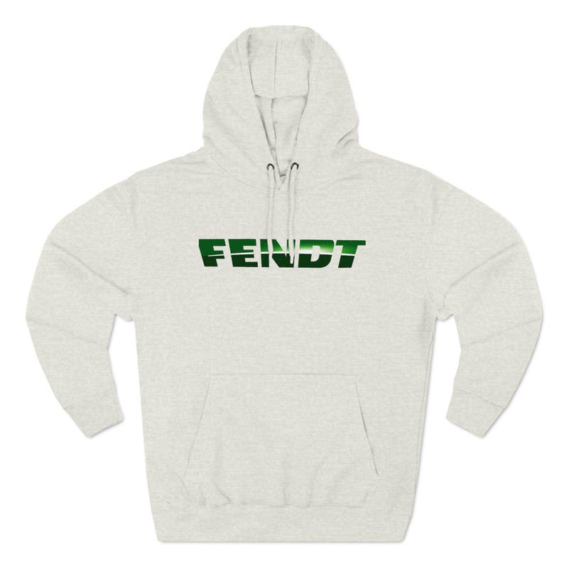 Fendt German Tractors Logo Fleece Hoodie: Comfortable Cotton Sweatshirt ...