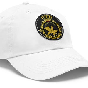 Prussian Eagle, Pro Gloria Et Patria...dad Hat With Leather Patch - Etsy