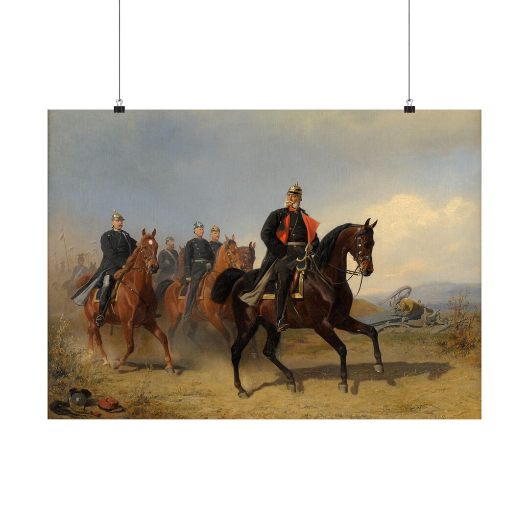 Kaiser Wilhelm Franco-prussian War Poster: Historical Military Art ...