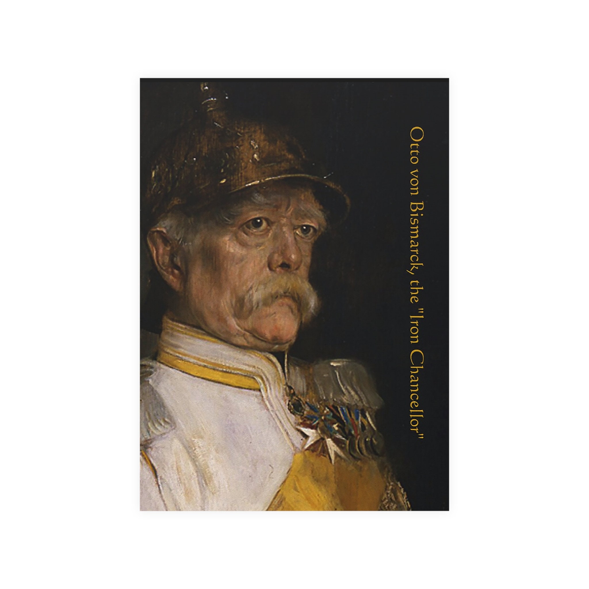 Otto Von Bismarck, the Iron Chancellor...matte Paper Poster - Etsy