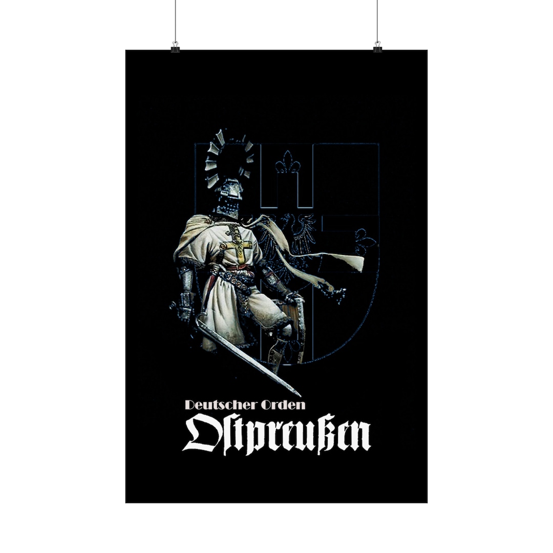 Teutonic Knights Grandmaster...ostpreussen, East Prussia, 1225 - Etsy