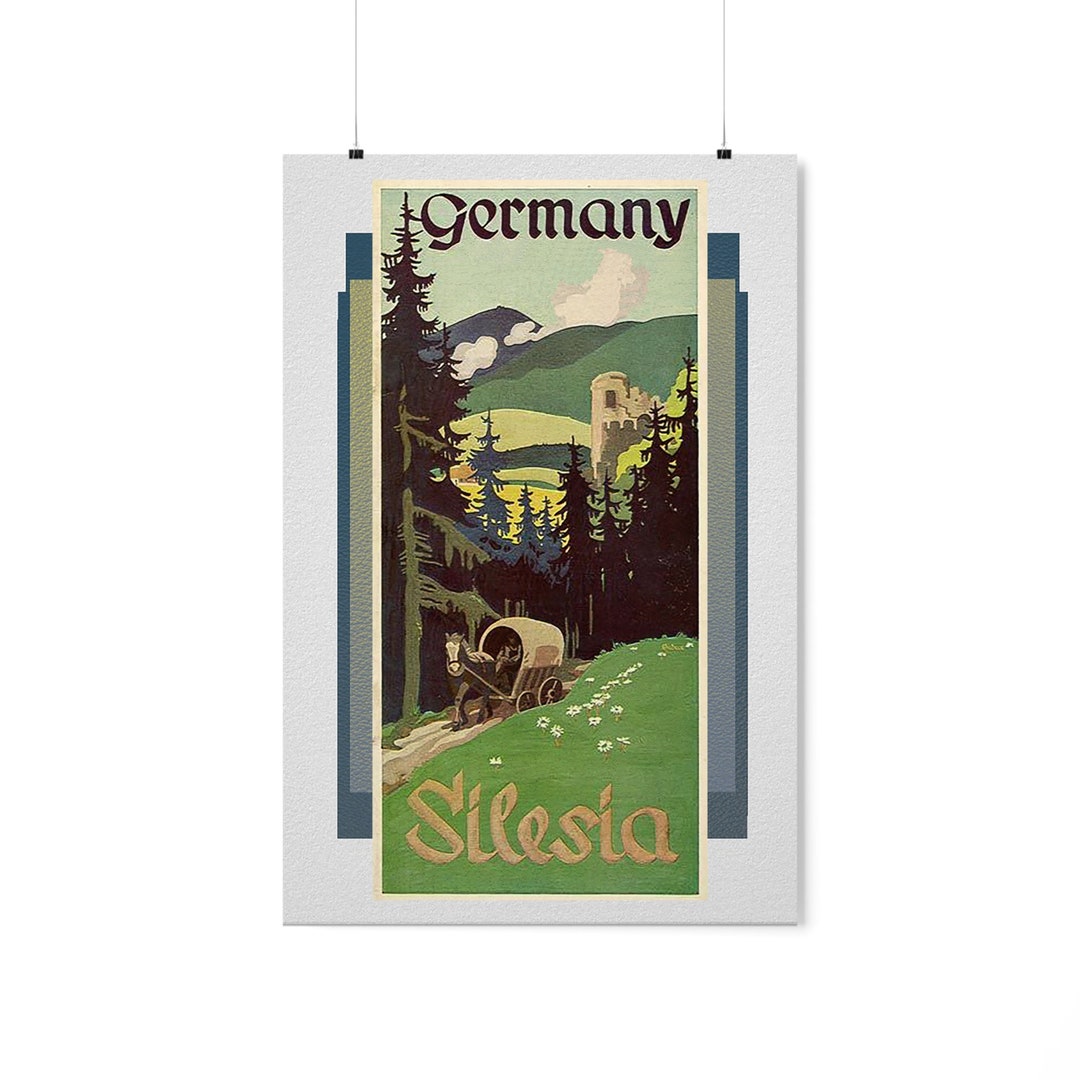 Silesia Travel Poster: Vintage German Tourist Ad (matte Print) - Etsy