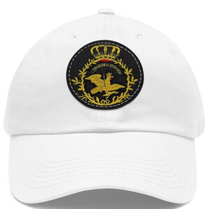 Prussian Eagle, Pro Gloria Et Patria...dad Hat With Leather Patch - Etsy