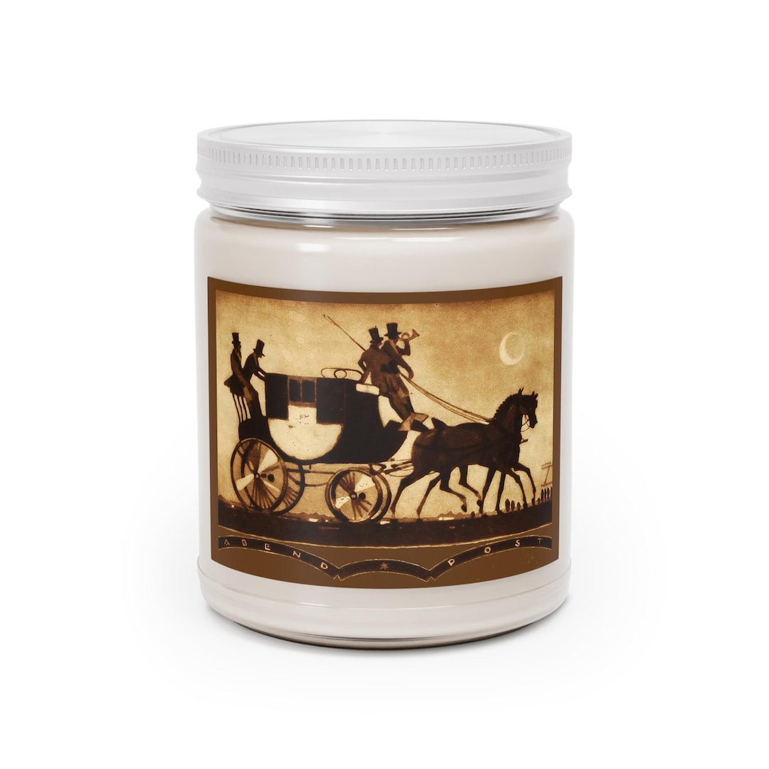 Evening Postal Mail Coach...scented Candles, 9oz - Etsy