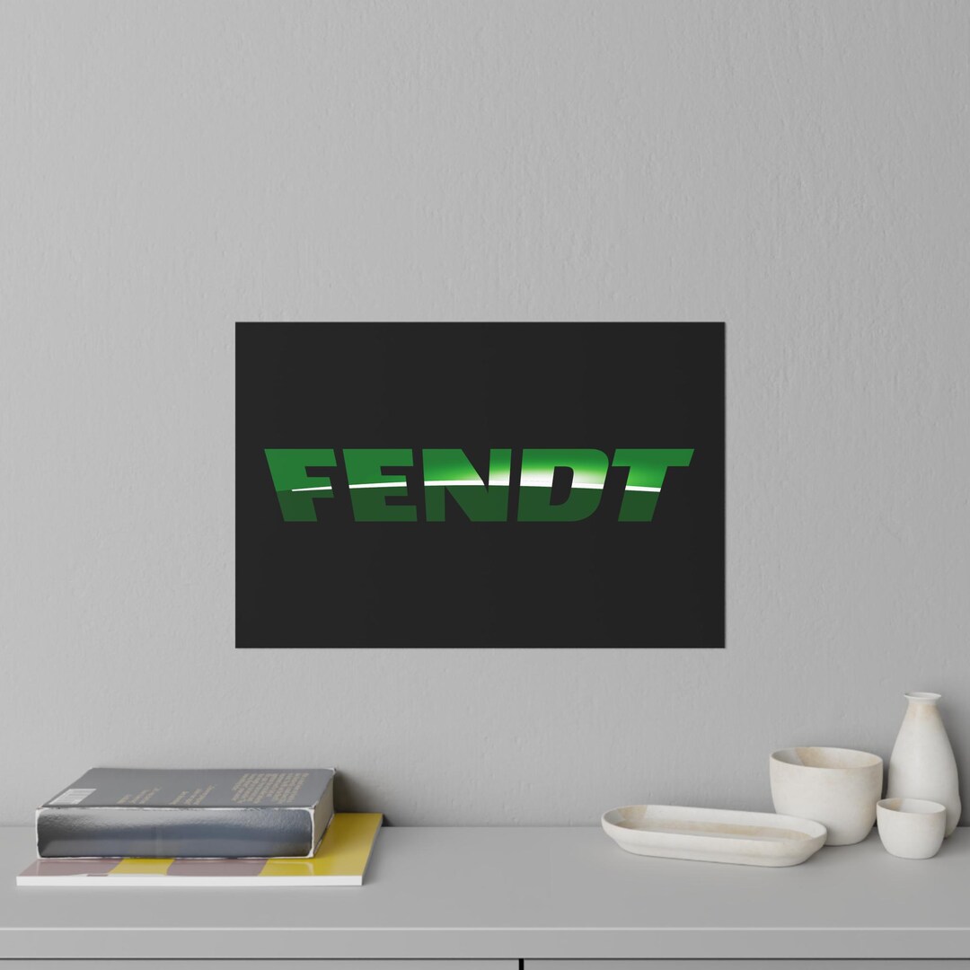 Fendt Logo Wall Decal, Removable and Repositionable Adhesive - Etsy