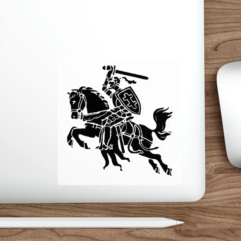 Vytautas Symbol of Lithuania Die-cut Stickers, Water-resistant Vinyl ...