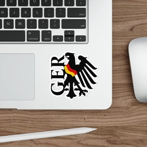 German Eagle With German Flag...die-cut Stickers - Etsy