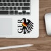German Eagle With German Flag...die-cut Stickers - Etsy