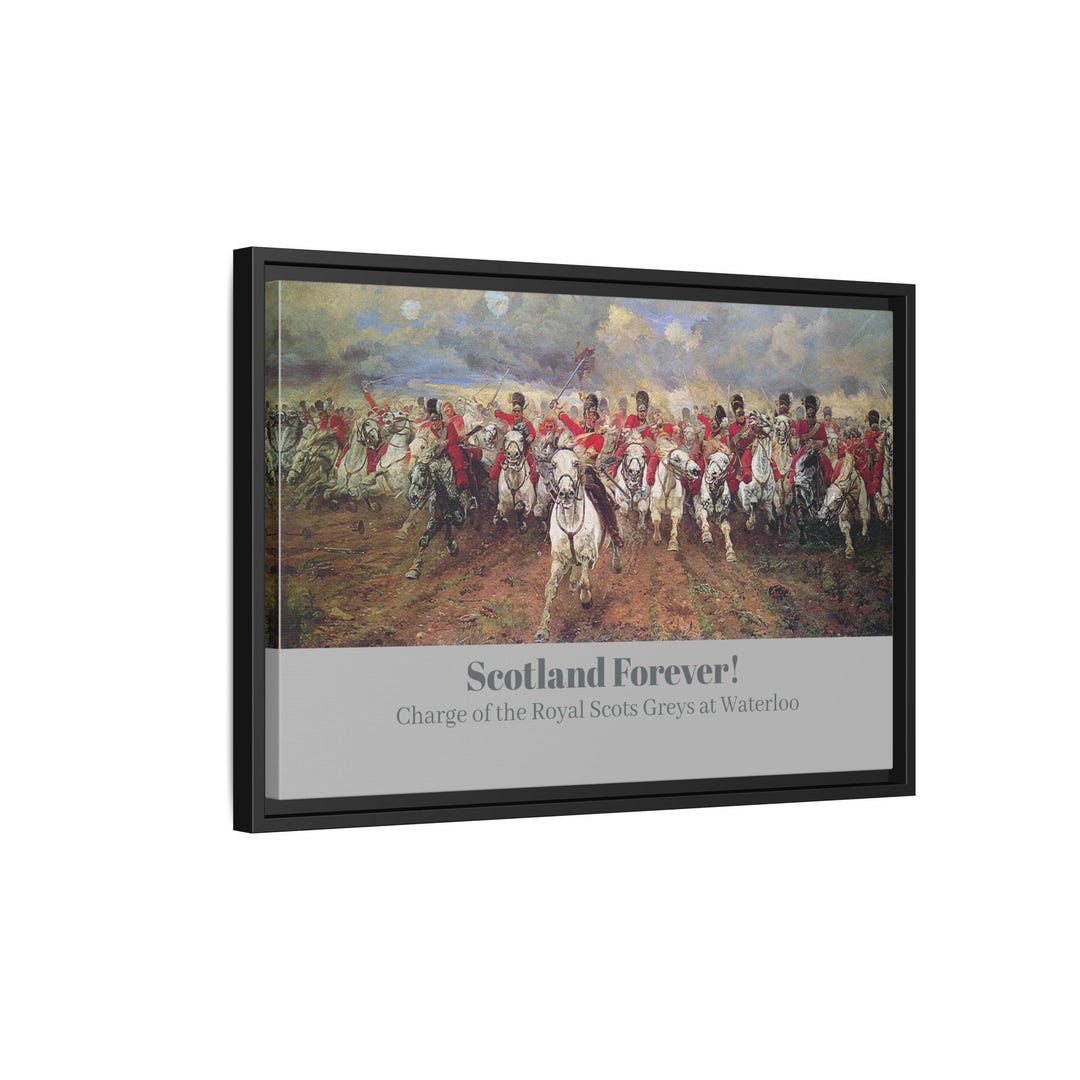 Royal Scots Greys Framed Canvas, Scottish Heritage Artwork - Etsy