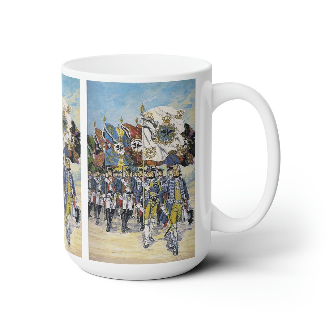 Frederick the Great Regimental Flags...ceramic Mug 15oz - Etsy