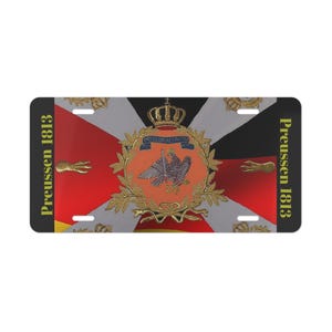 Vanity Plate, Prussian Eagle 1813, Abstract Flag Design Freedom Wars ...