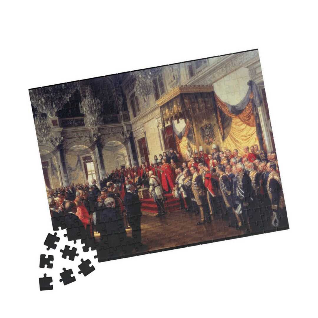Kaiser Wilhelm II & Bismarck Jigsaw Puzzle: 1888 Reichstag Opening - Etsy