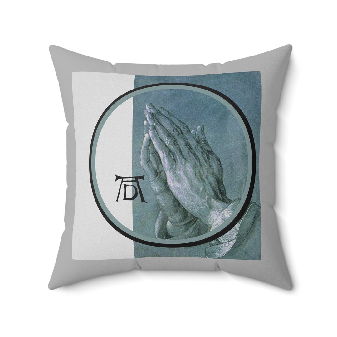 Albrecht Dürer Praying Hands...spun Polyester Square Pillow - Etsy