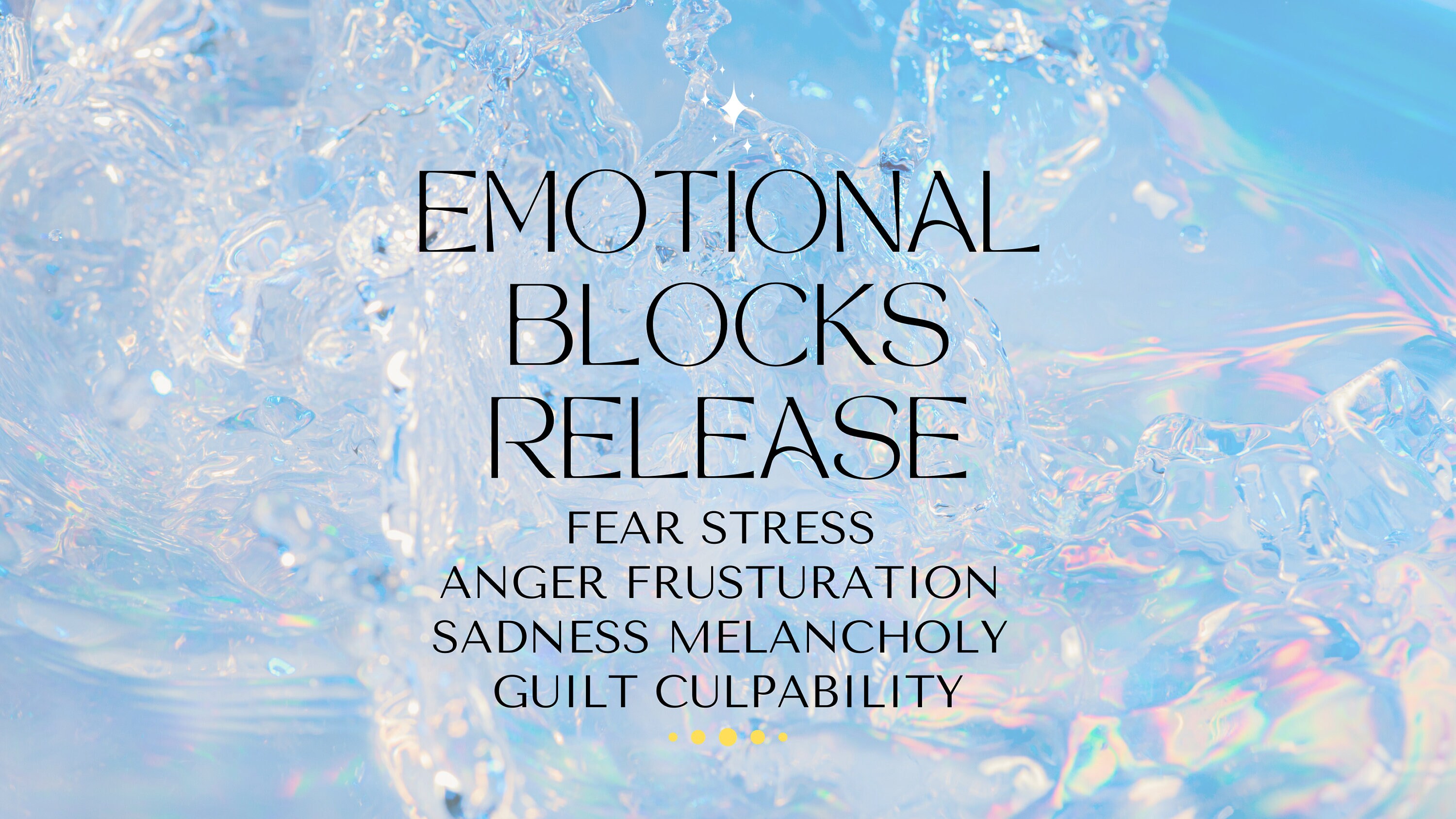 Full Emotional Blocks Cleansing Energy Healing for Fear Stress Anger ...