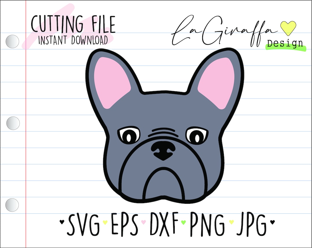 French Bulldog Layered SVG Cut File for Cricut Silhouette Machines ...
