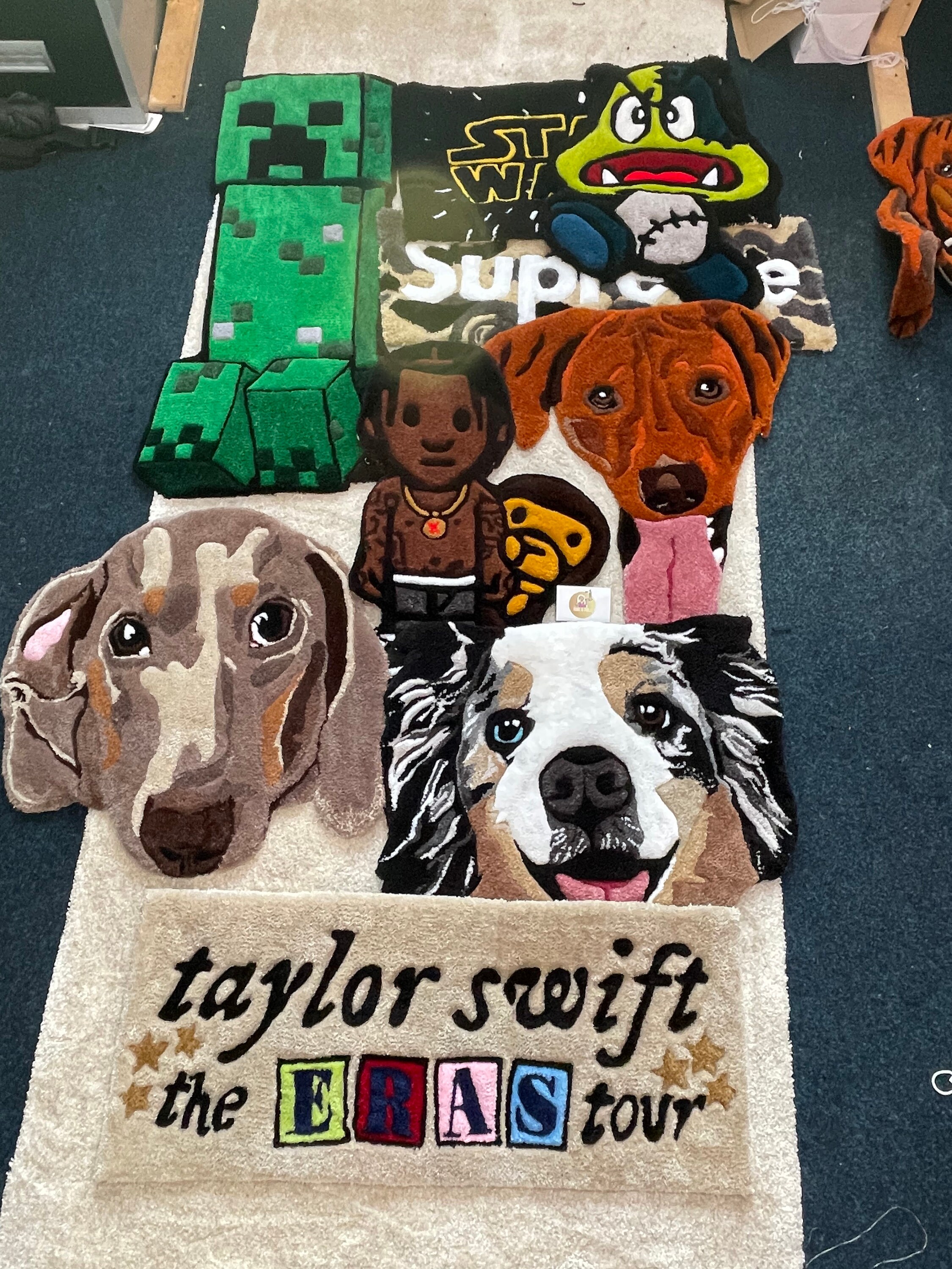 Custom Tufted Rug Personalised Design Area Rug Bedroom - Etsy UK