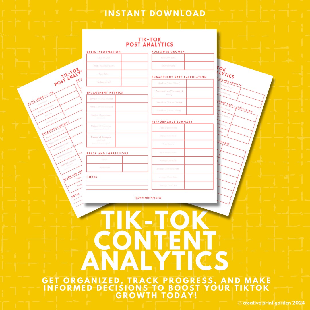 Tik Tok Content Analytics, Tiktok Analytics, UGC Analytics, Tiktok Data ...