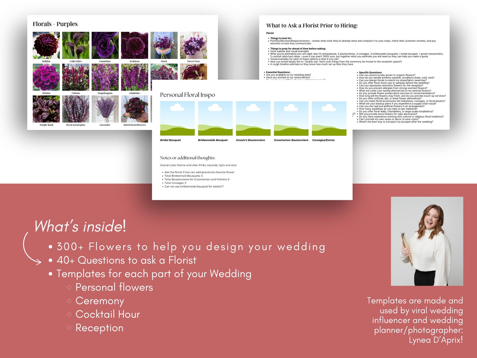 Wedding Vendor & Design Template Pack - Etsy